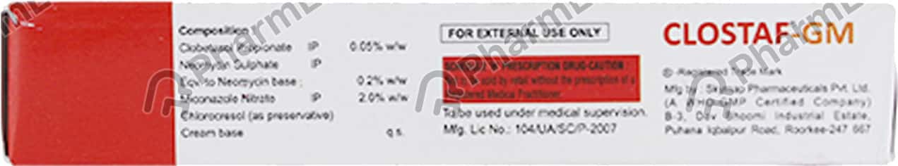 Clostaf Gm Cream 10gm: Uses, Side Effects, Price & Dosage | PharmEasy