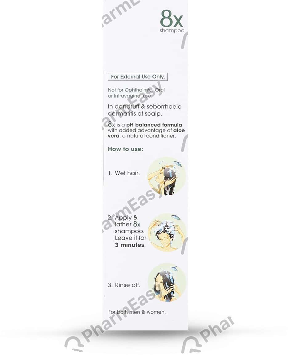 8x Shampoo 100ml: Uses, Side Effects, Price, Dosage & Composition ...