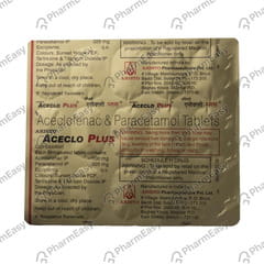 Aceclo Plus Strip Of 10 Tablets: Uses, Side Effects, Price & Dosage ...