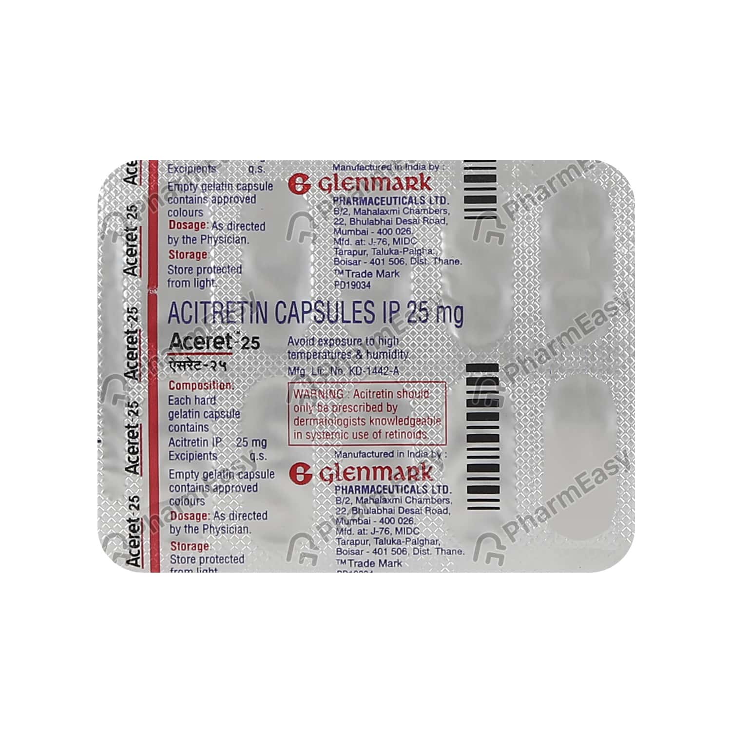 Buy Aceret 25 MG Capsule (10) Online at Flat 18% OFF* | PharmEasy