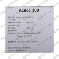 Aciloc 300 MG Tablet (15): Uses, Side Effects, Price & Dosage | PharmEasy
