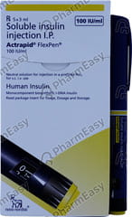 Actrapid Flexpen 100iu/ml Solution For Injection: Uses, Side-effects ...