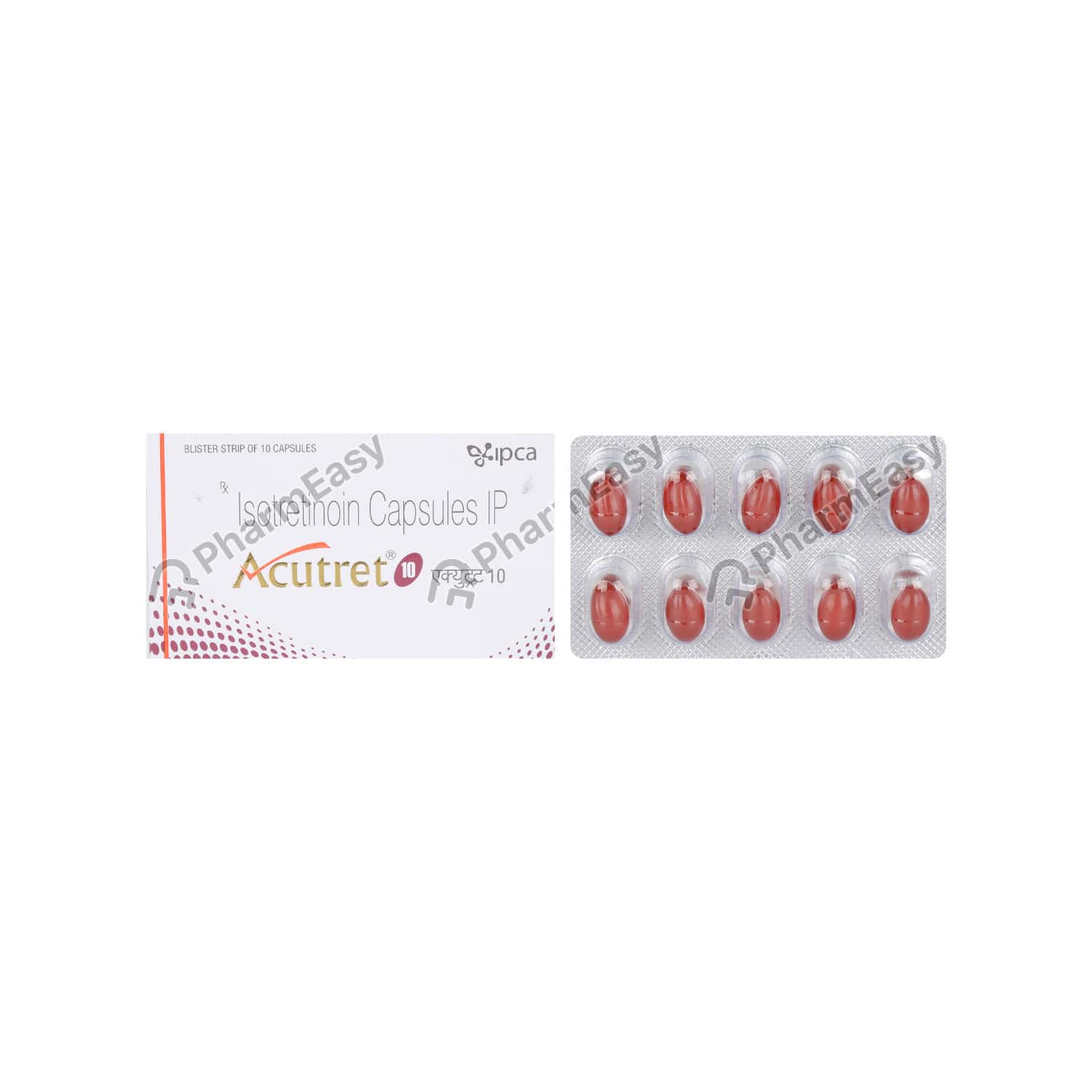 Acutret 10 MG Capsule (10) - Uses, Side Effects, Dosage, Composition ...