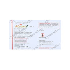 Acutret 20 MG Capsule (10) - Uses, Side Effects, Dosage, Composition ...