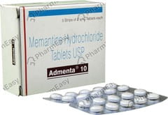 Admenta 10 MG Tablet (10): Uses, Side Effects, Price & Dosage | PharmEasy