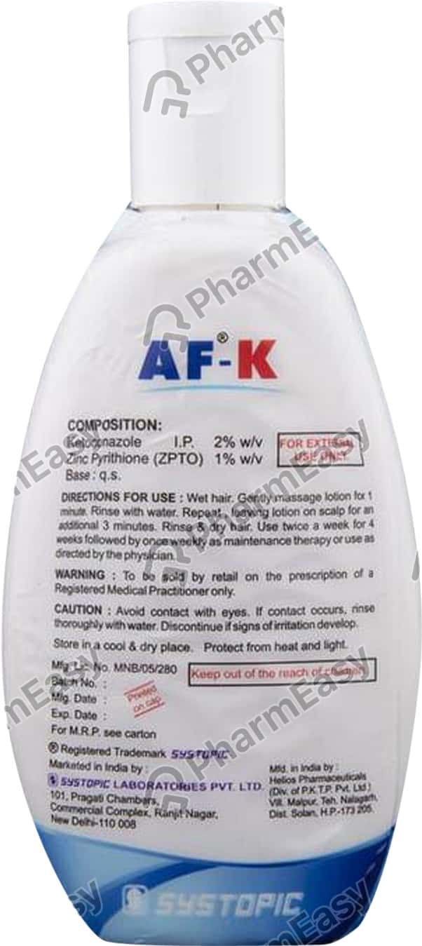 Buy Af K Lotion 60ml Online at Flat 18% OFF* | PharmEasy