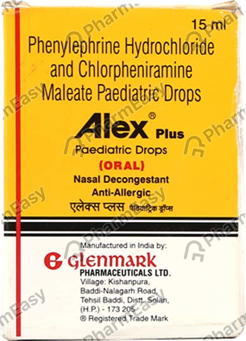 Buy Alex Plus Peadiatric Bottle Of 15ml Drops Online at Flat 15% OFF ...
