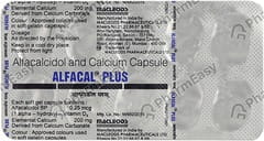 Alfacal Plus Strip Of 10 Capsules: Uses, Side Effects, Price & Dosage ...