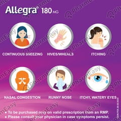 Allegra 180mg Tablet: Uses, Side-effects, Price, Dosage & More Info ...