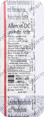 Allercet Dc Strip Of 10 Tablets: Uses, Side Effects, Price & Dosage ...