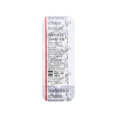 Allercet Dc Tablet - Uses, Side Effects, Dosage, Composition & Price ...