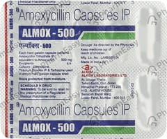 Almox 500 Capsule: Uses, Side Effects, Price, Dosage & More Info ...