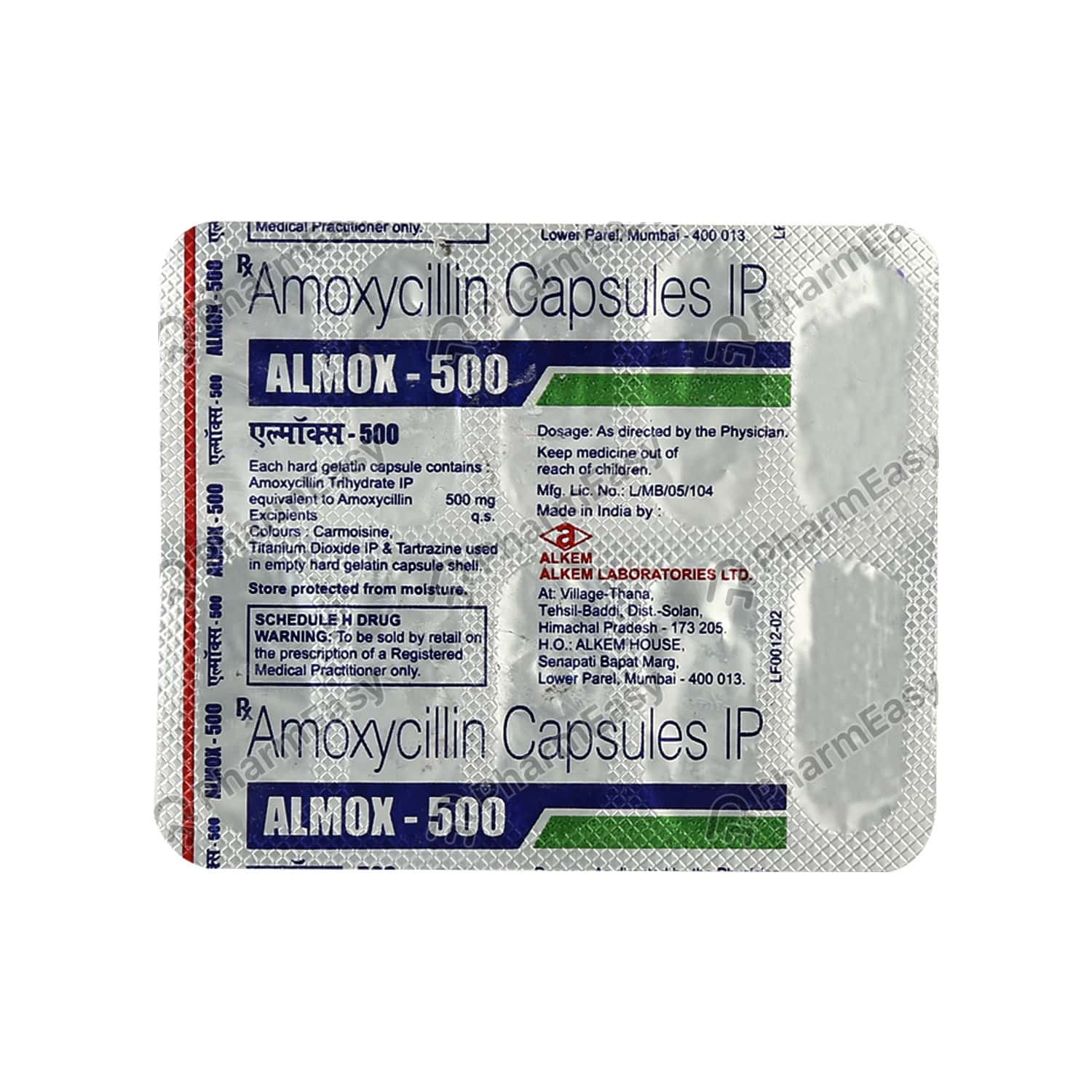 Almox 500mg Capsule - Uses, Side Effects, Dosage, Composition & Price ...