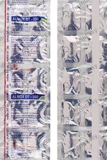 Almox Dt 250 MG Tablet (10): Uses, Side Effects, Price, Dosage ...