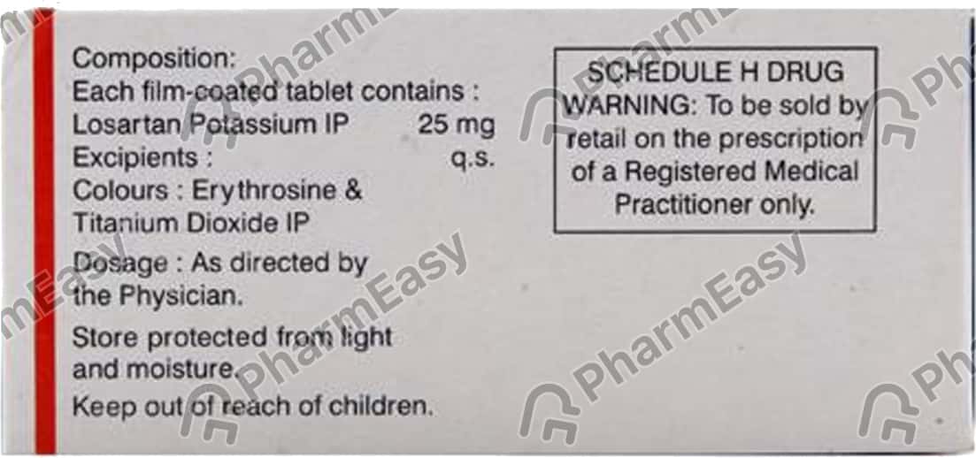 Alsartan 25 MG Tablet (10): Uses, Side Effects, Price & Dosage | PharmEasy