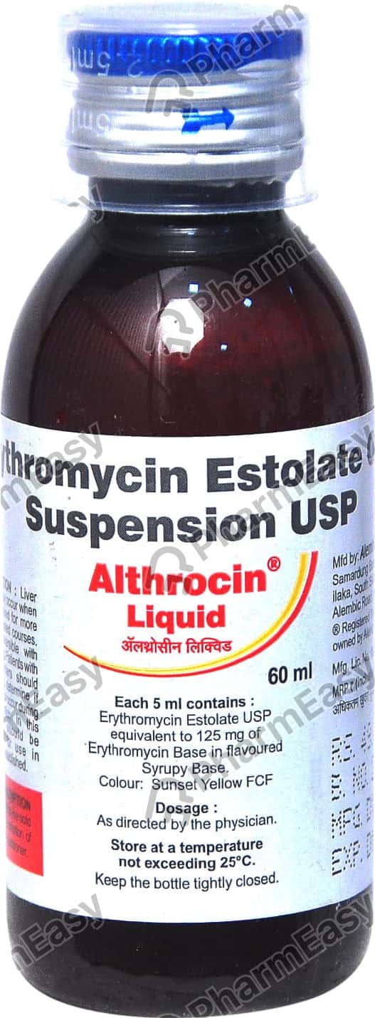 Althrocin 125 MG/5ML Oral Liquid (60): Uses, Side Effects, Price ...