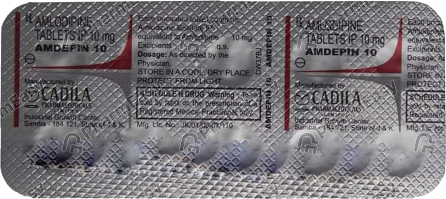 Amdepin 10 MG Tablet (10): Uses, Side Effects, Price & Dosage | PharmEasy