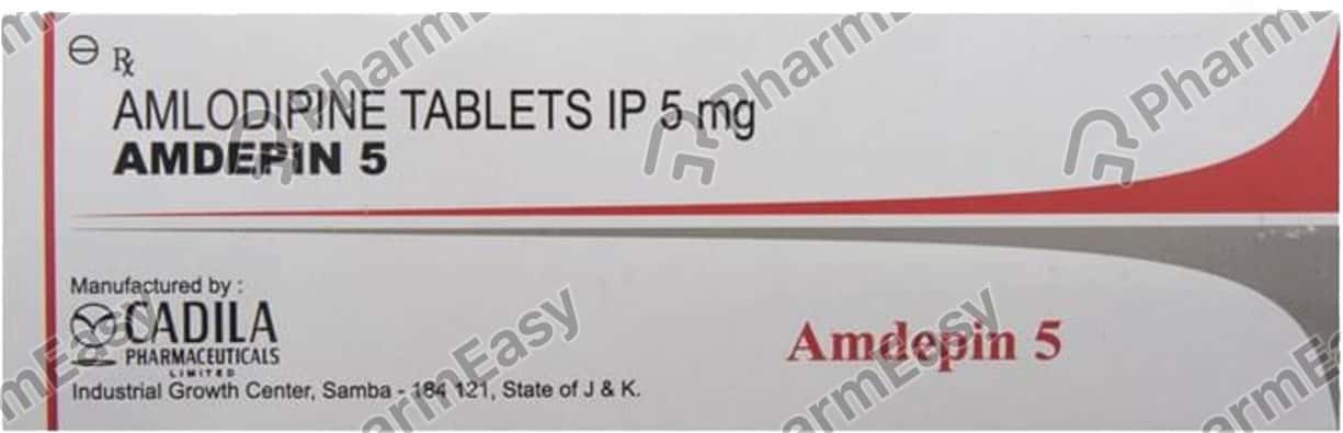 Amdepin 5 MG Tablet (14): Uses, Side Effects, Price & Dosage | PharmEasy