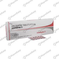 Amdepin 5 MG Tablet (14): Uses, Side Effects, Price & Dosage | PharmEasy