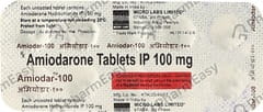 Amiodar 100 MG Tablet (10): Uses, Side Effects, Price & Dosage | PharmEasy