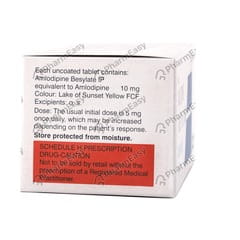 Amlopin 10 MG Tablet (10) - Uses, Side Effects, Dosage, Composition ...