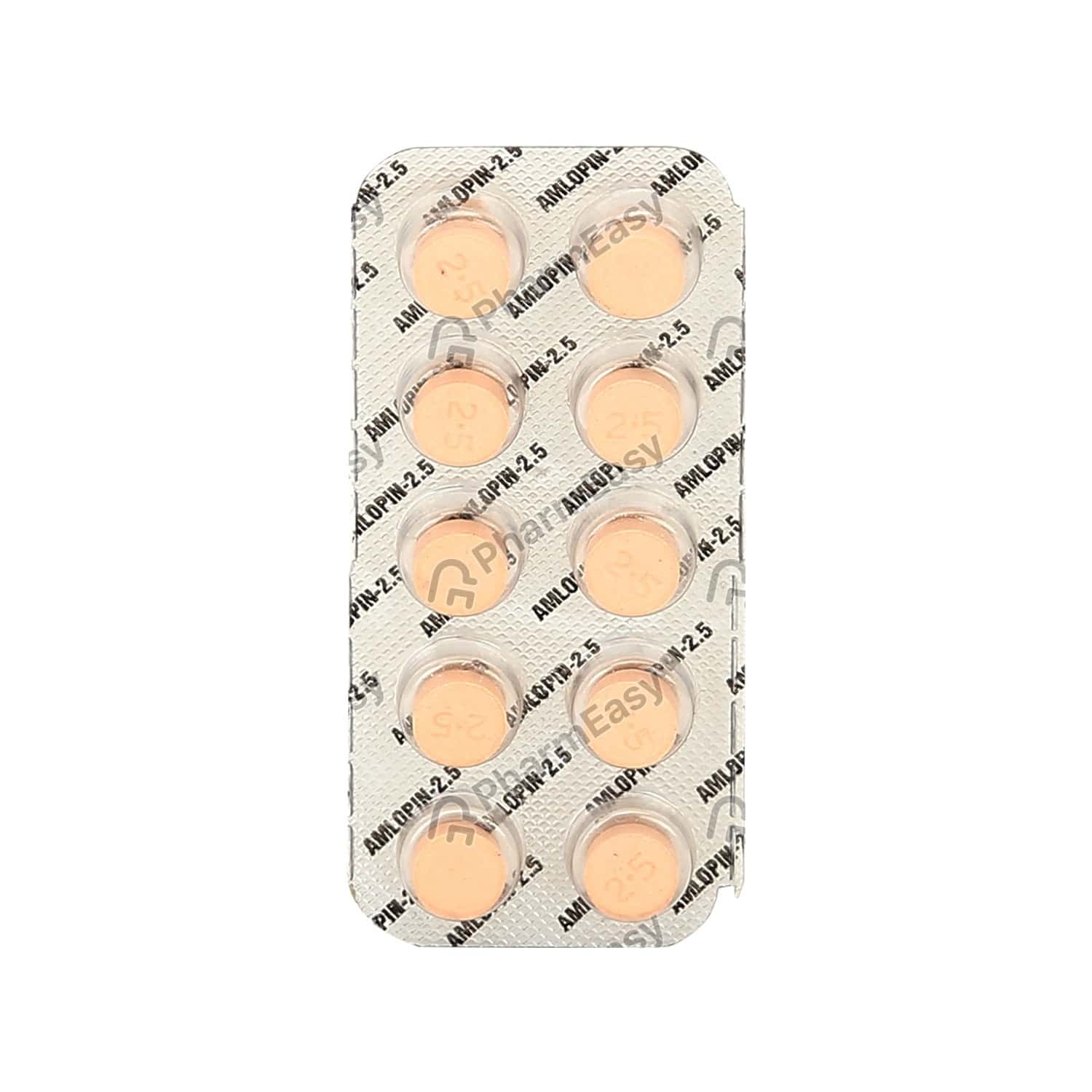 Amlopin 2.5 MG Tablet (10) - Uses, Side Effects, Dosage, Composition ...