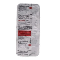 Amlopin 5 MG Tablet (10) - Uses, Side Effects, Dosage, Composition ...