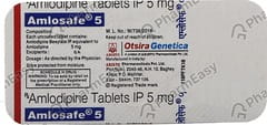 Amlosafe 5 MG Tablet (10): Uses, Side Effects, Price & Dosage | PharmEasy