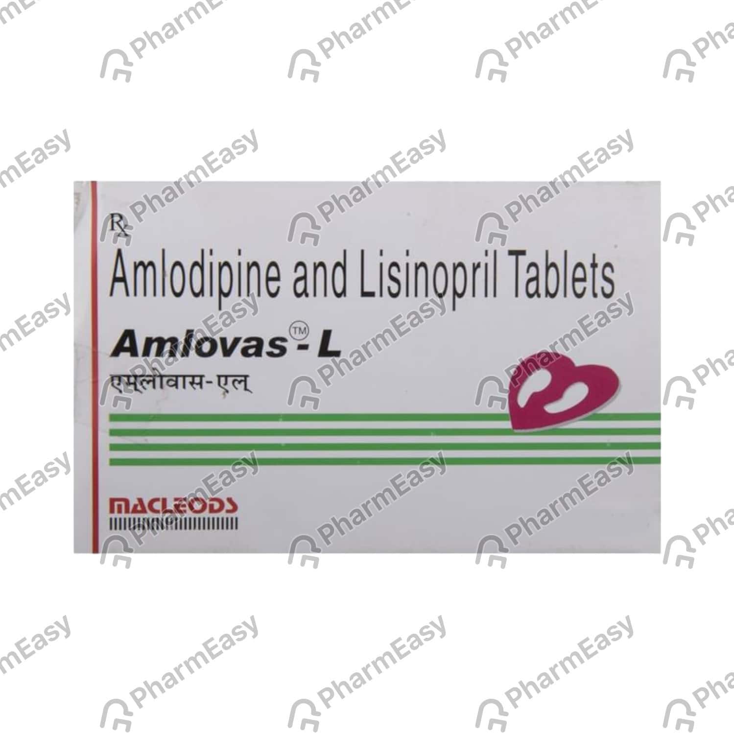 Amlovas L Strip Of 10 Tablets: Uses, Side Effects, Price & Dosage ...