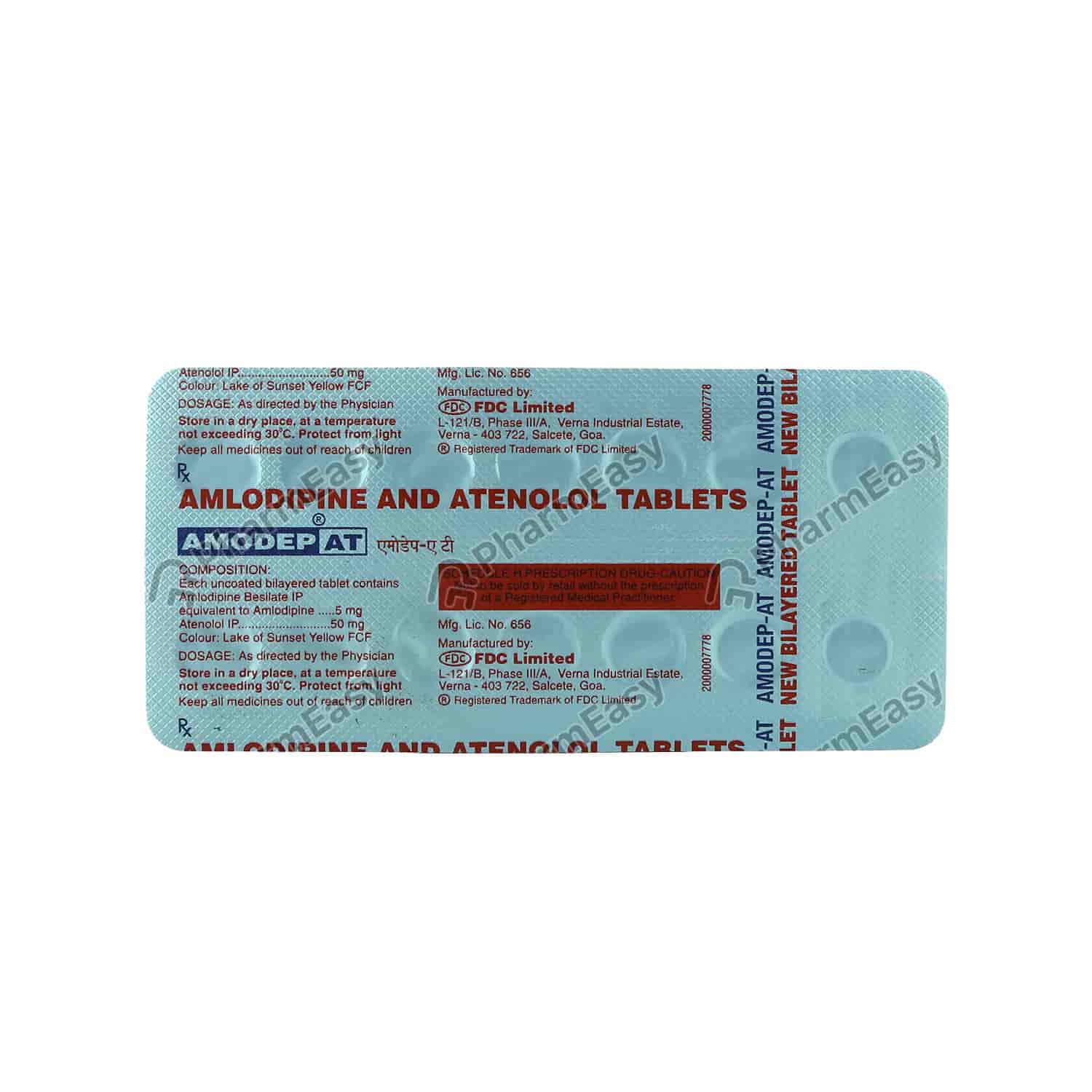 Buy Amodep At Strip Of 14 Tablets Online at Flat 18% OFF* | PharmEasy