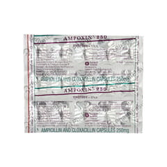 Ampoxin 250mg Strip Of 15 Capsules - Uses, Side Effects, Dosage ...