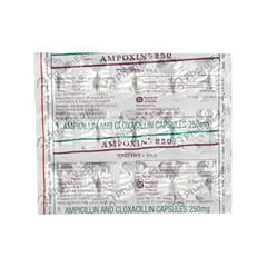 Ampoxin 250mg Strip Of 15 Capsules - Uses, Side Effects, Dosage ...
