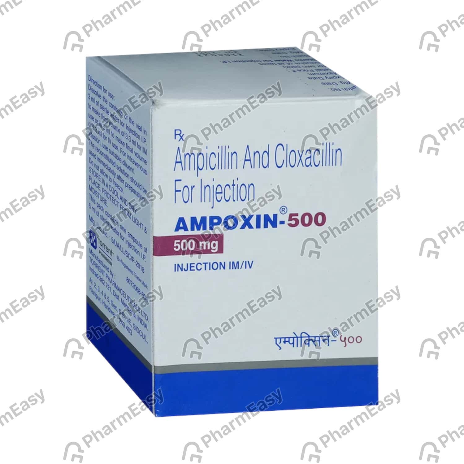 Buy Ampoxin 500mg Dry Vial Of 1 Powder For Injection Online at Flat 15% ...