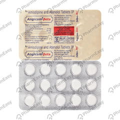 Angicam Beta Strip Of 10 Tablets: Uses, Side Effects, Price & Dosage ...