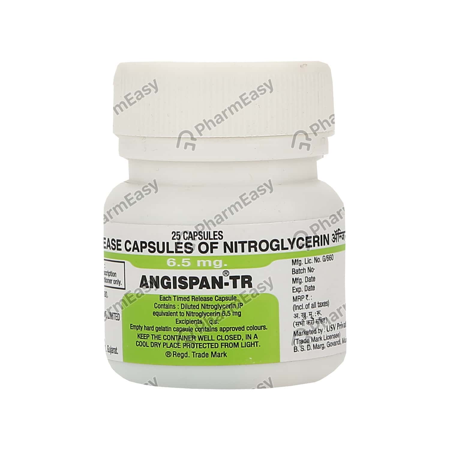 Buy Angispan Tr 6.5mg Capsule Online at Flat 18% OFF* | PharmEasy