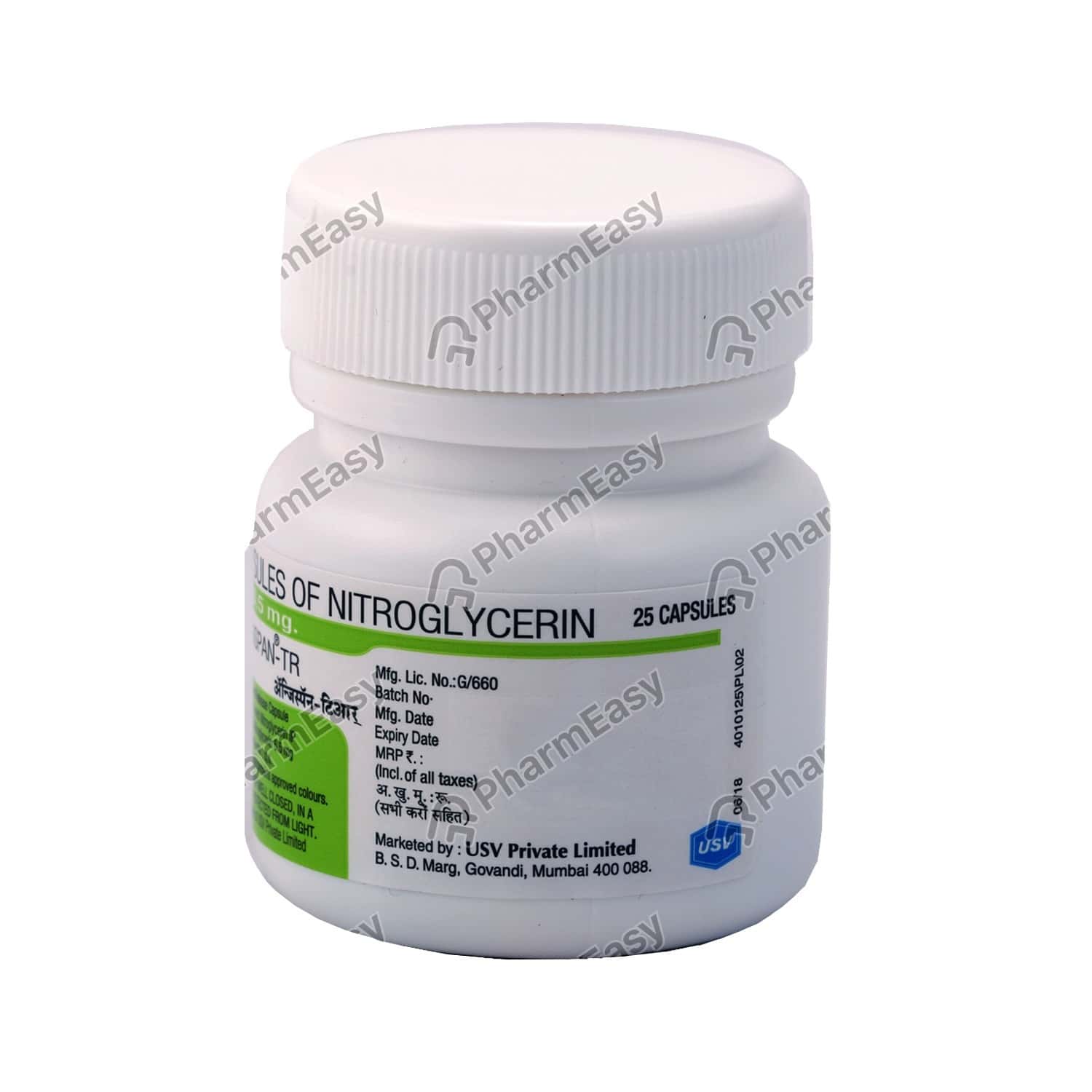 Buy Angispan Tr 6.5 MG Capsule (25) Online at Flat 18% OFF* | PharmEasy