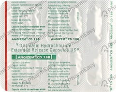 Angizem Cd 180 MG Capsule (10): Uses, Side Effects, Price & Dosage ...