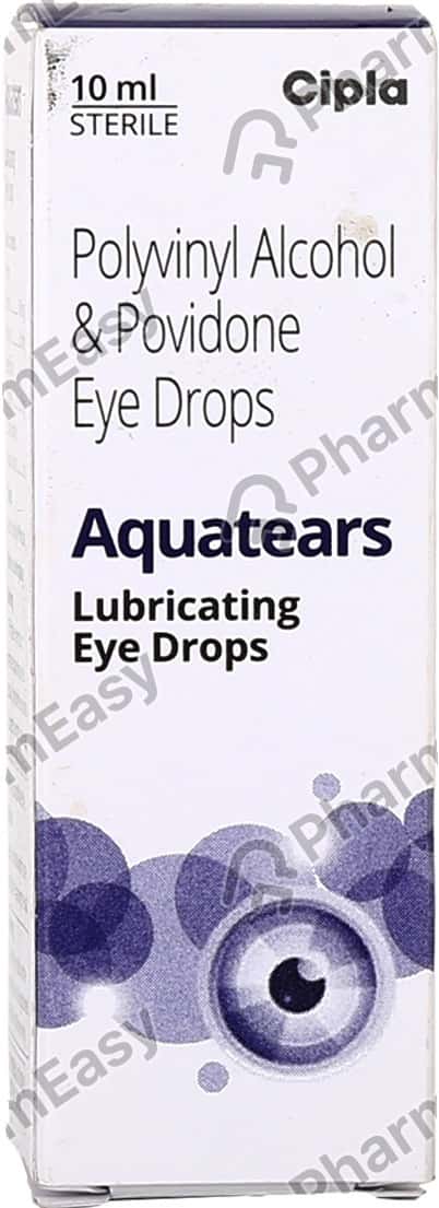 Buy Aquatears Eye Drops 10ml Online & Save Up to 24% at PharmEasy