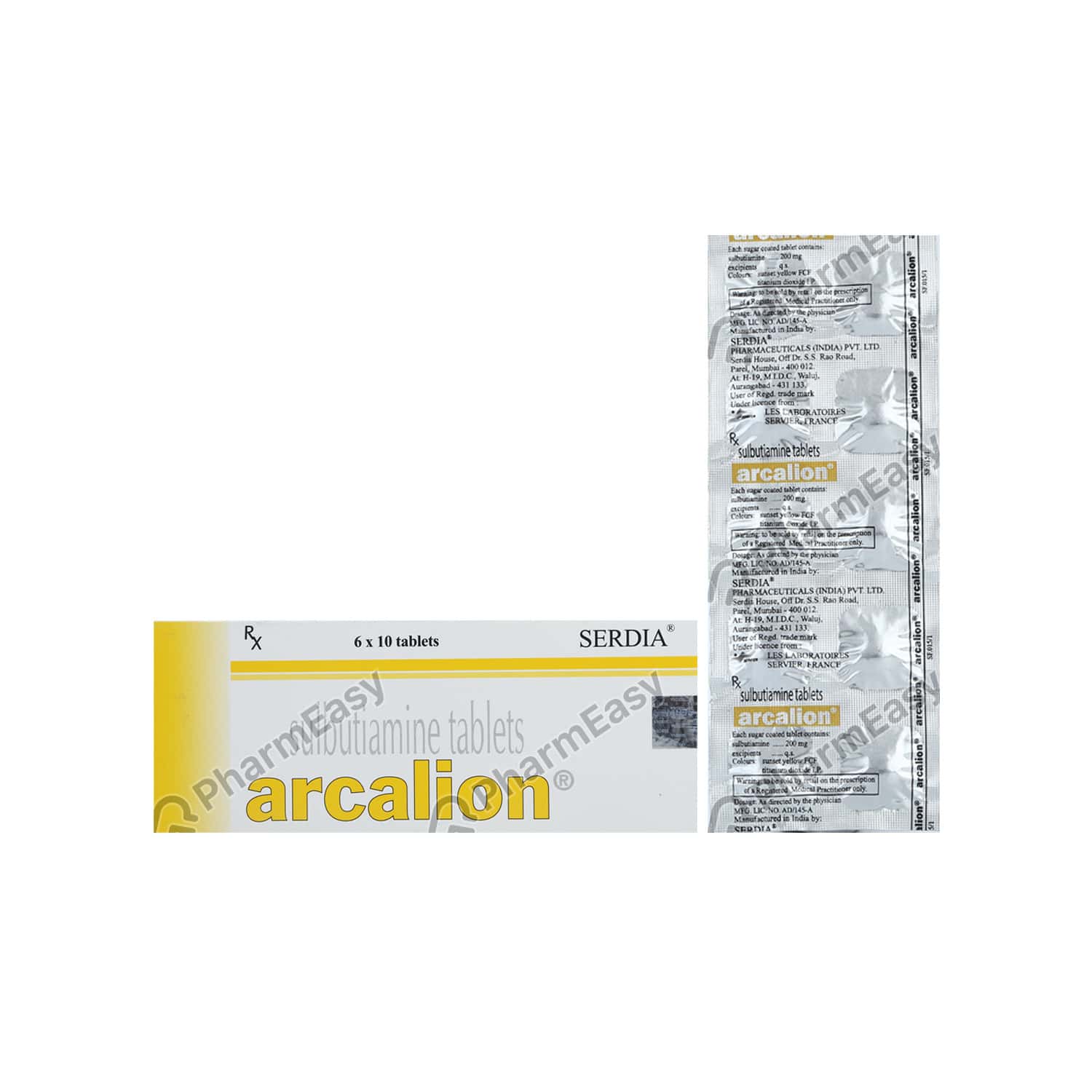 Buy Arcalion 200 MG Tablet (10) Online at Flat 18% OFF* | PharmEasy