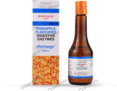 Aristozyme Syrup | Pineapple Flavour: Uses, Side-effects, Price, Dosage ...