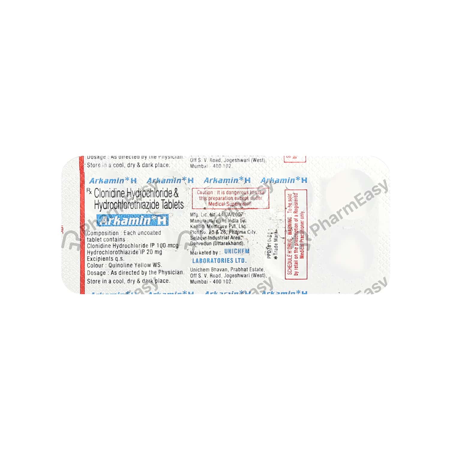 Buy Arkamin H Tablet Online at Flat 18% OFF* | PharmEasy