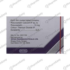 Arvast 10 MG Tablet (10): Uses, Side Effects, Price & Dosage | PharmEasy