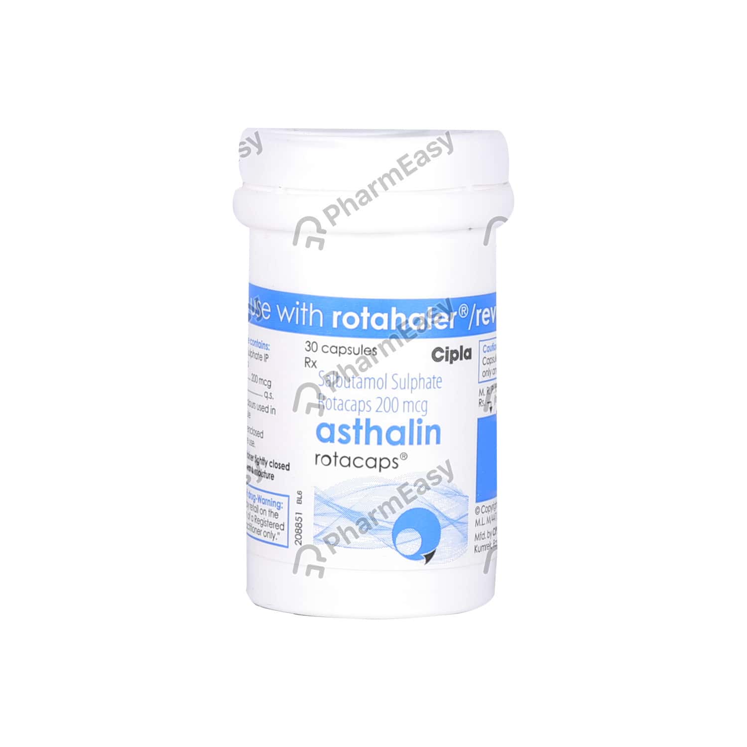 Asthalin 200mcg Rotacaps - Uses, Side Effects, Dosage, Composition ...