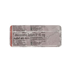 Astin 40 MG Tablet (10) - Uses, Side Effects, Dosage, Composition ...