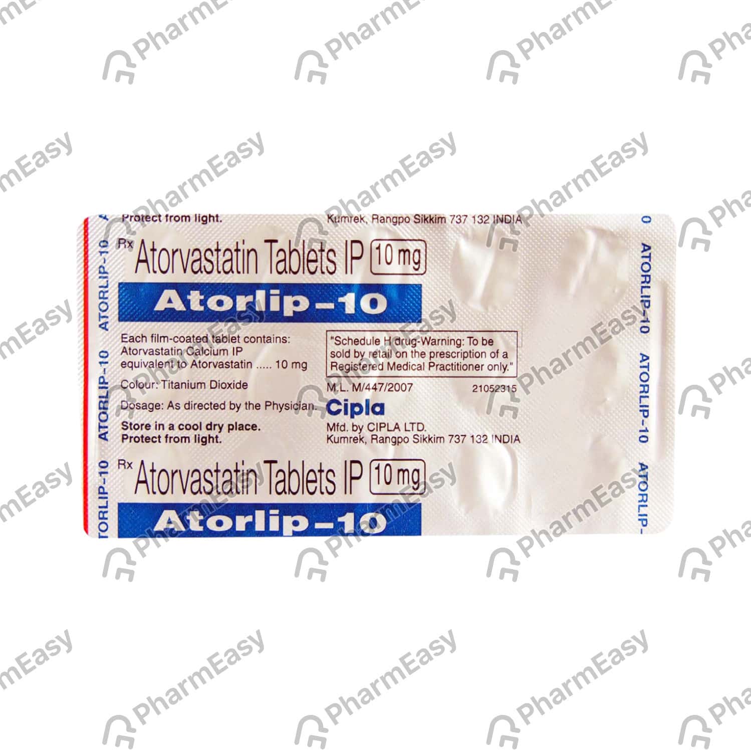 Atorlip 10 MG Tablet (10): Uses, Side Effects, Price & Dosage | PharmEasy