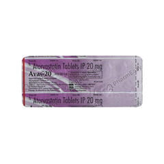Avas 20 MG Tablet (10) - Uses, Side Effects, Dosage, Composition ...