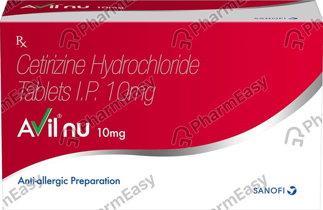 Avil Nu 10 MG Tablet (10) - Uses, Side Effects, Dosage, Composition ...
