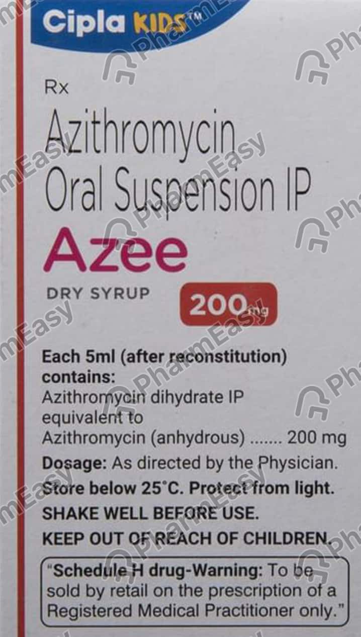 Azee 200 MG/5ML Dry Syrup (15): Uses, Side Effects, Price & Dosage ...