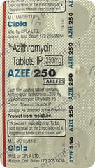 Azee 250 Tablet: Uses, Side-effects, Price, Dosage & More Info - PharmEasy