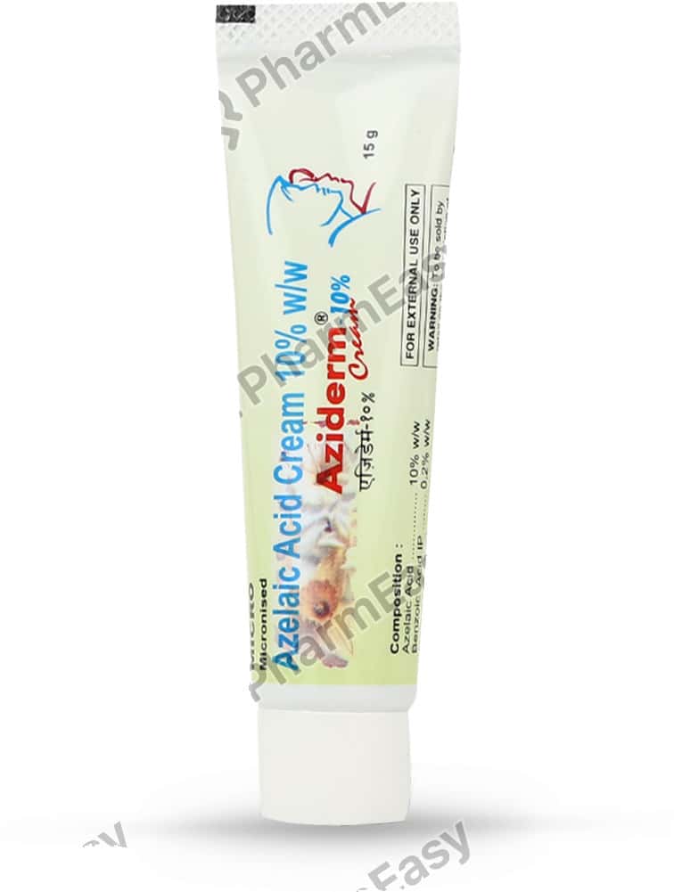 Aziderm 10 %W/W Cream (15): Uses, Side Effects, Price & Dosage | PharmEasy